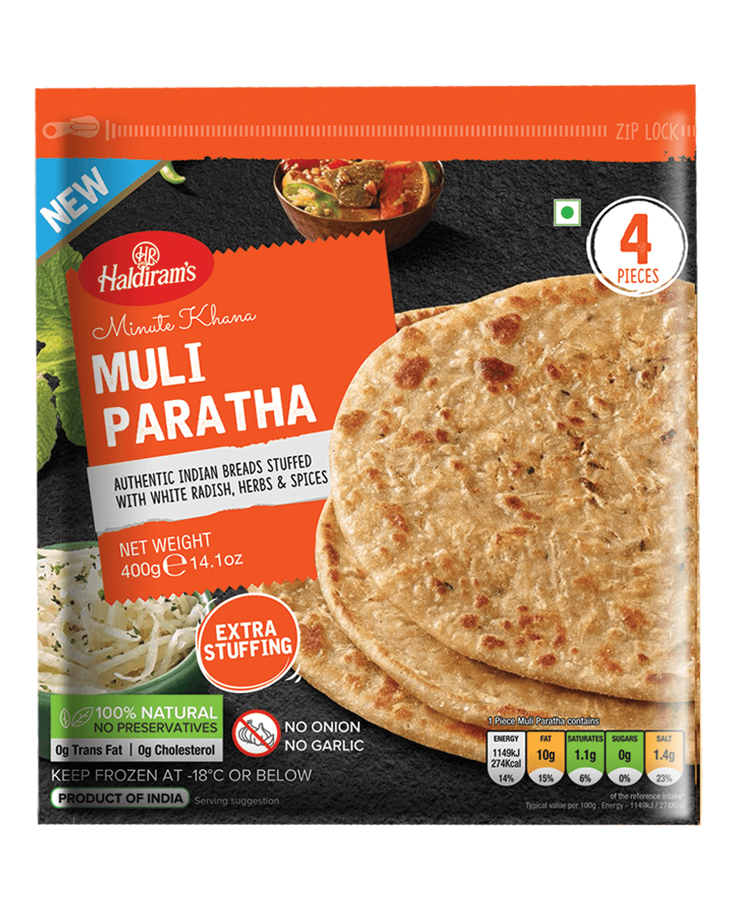 Buy Shana Plain Lacha Paratha 400g at Best Price - Bombay Basket UK