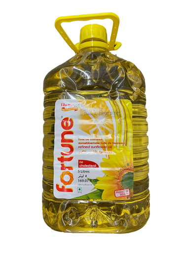 Buy Fortune Pure Indian Sunflower Oil 5L - NO CHOLESTEROL at Best Price ...